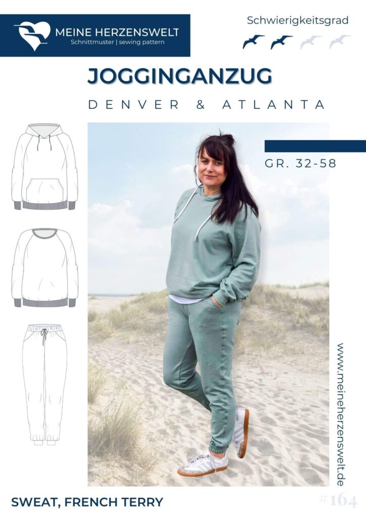 Jogginganzug nähen – Schnittmuster für Jogginghose & Hoodie 👟