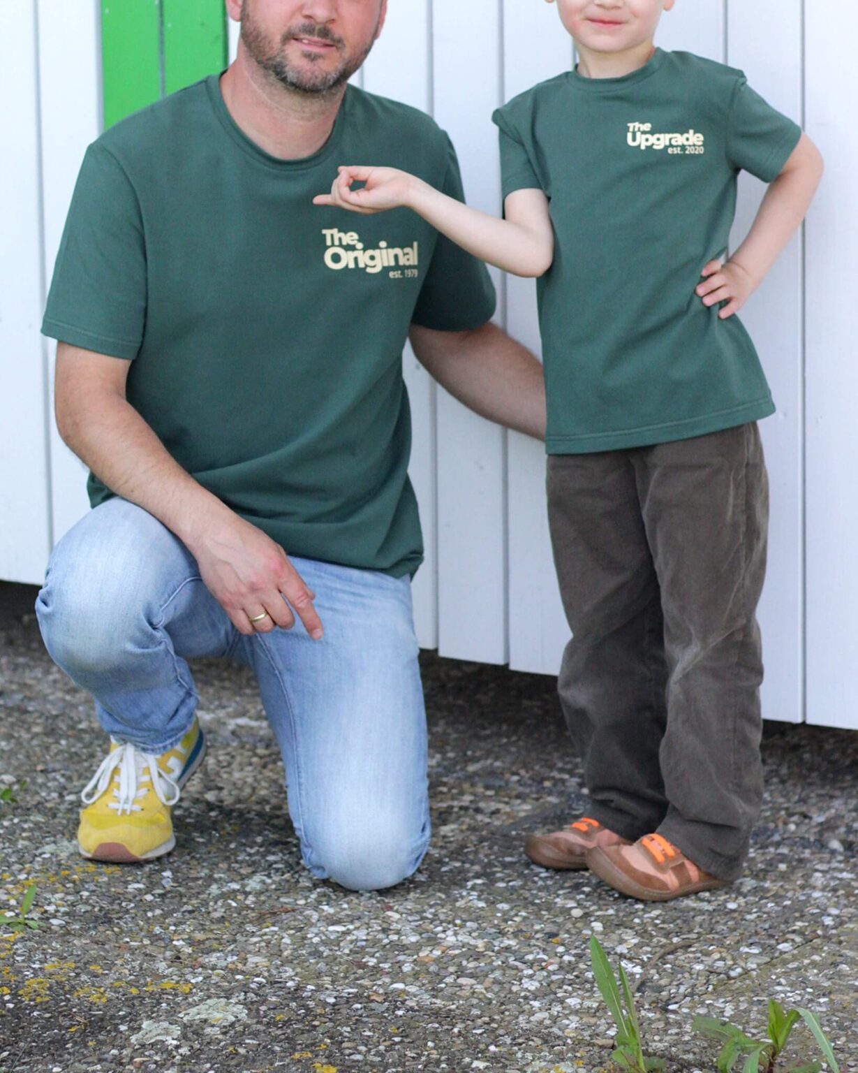 Vater Kind T-Shirt nähen – Partnerlook mit Schnittmuster 👨🏻🧒🏻